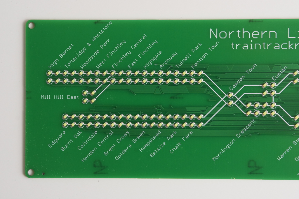 London Underground - Northern Line - Traintrackr - Live LED Maps