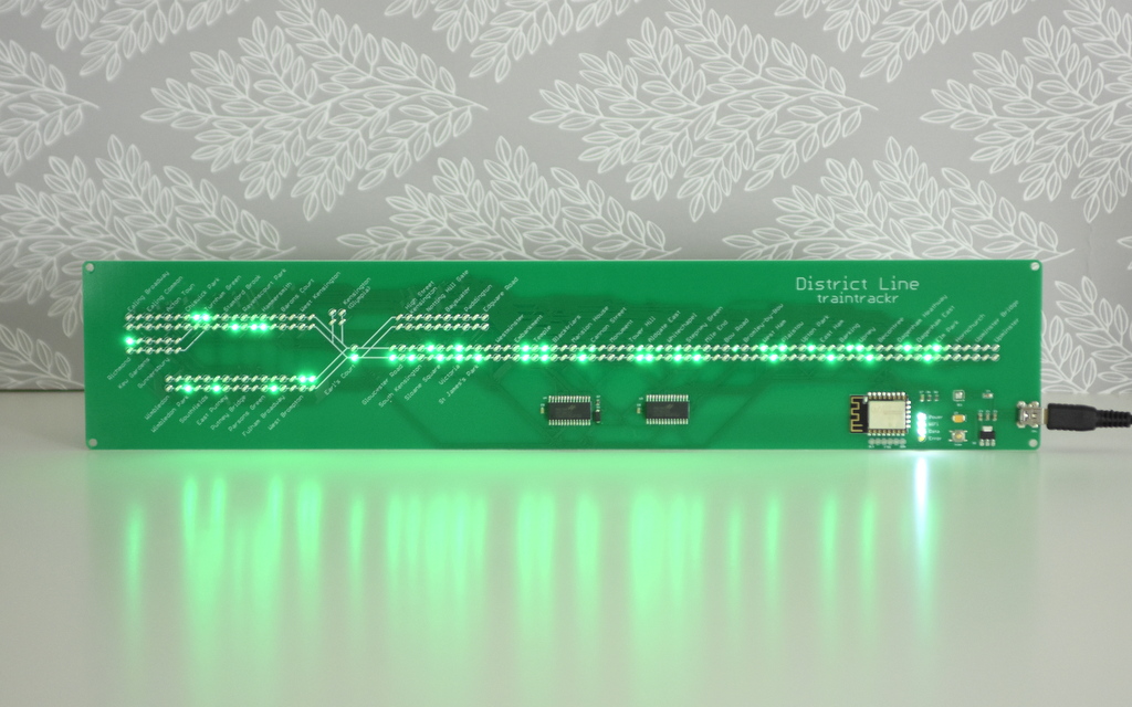 UK Rain Trackr - Traintrackr - Live LED Maps