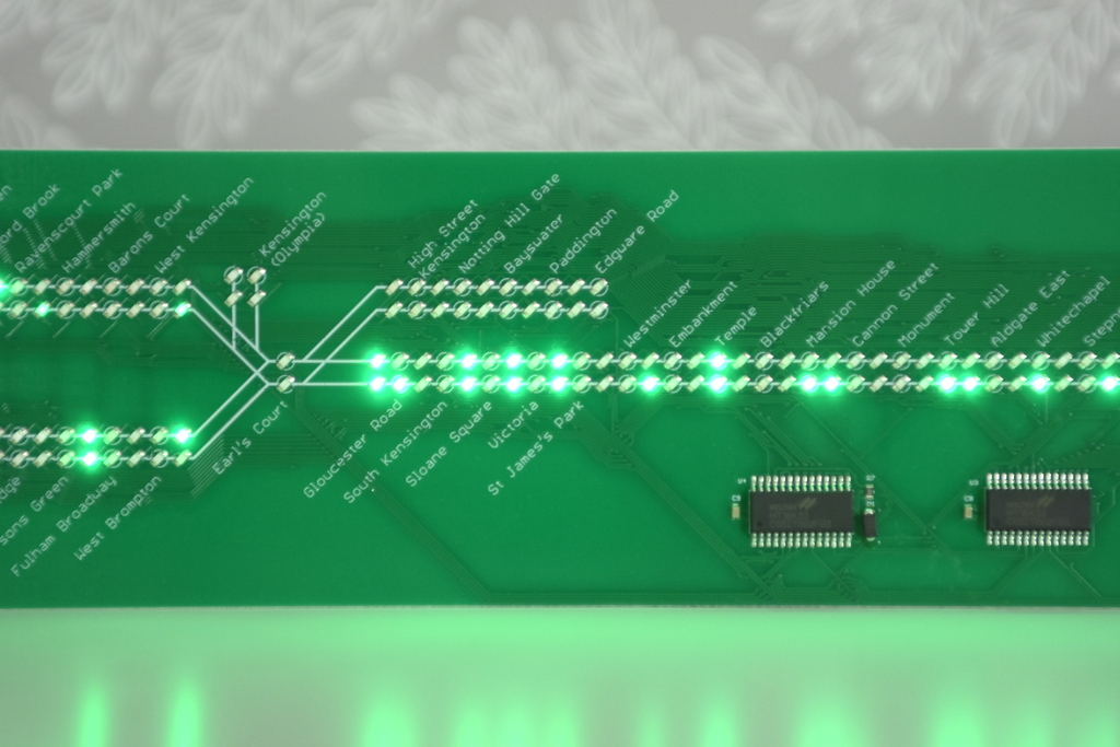 London Underground - District Line - Traintrackr - Live LED Maps