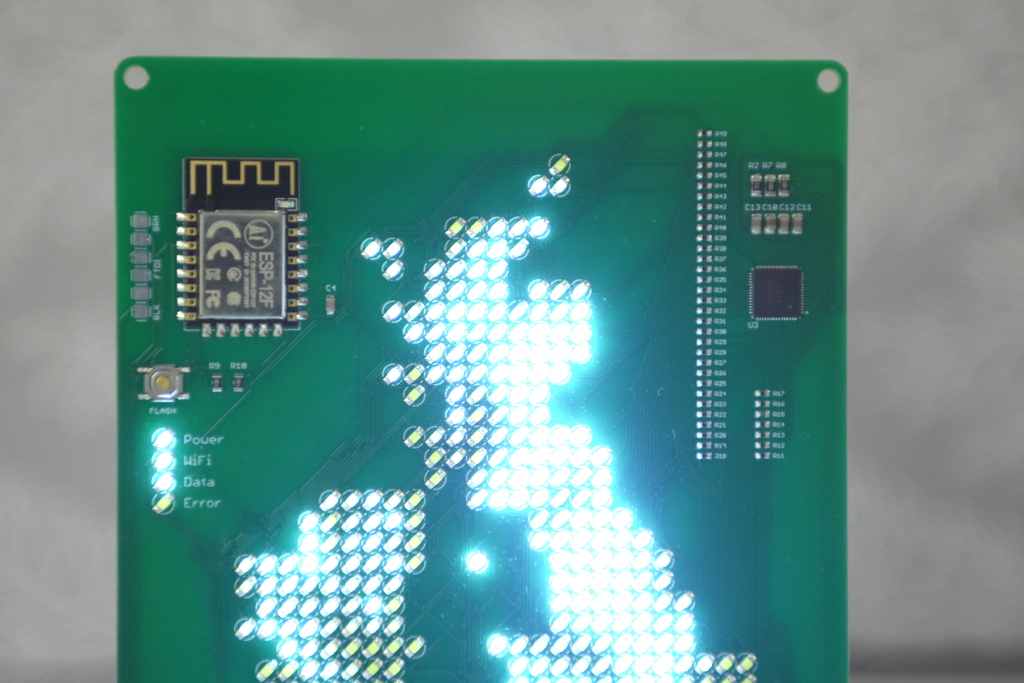 UK Map Trackr - Traintrackr - Live LED Maps