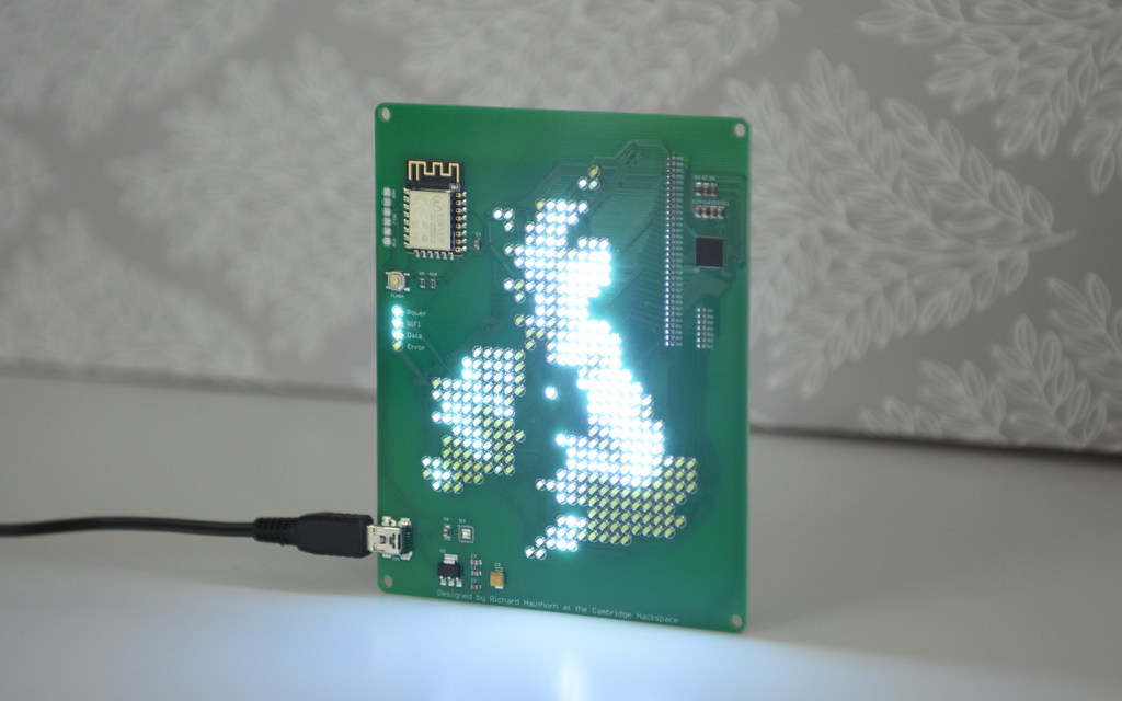 UK Map Trackr - Traintrackr - Live LED Maps